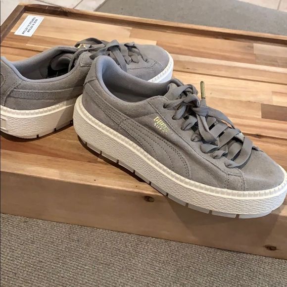 Puma | Shoes | Puma Chunky Suedeleather Platform Sneakers7 | Poshmark
